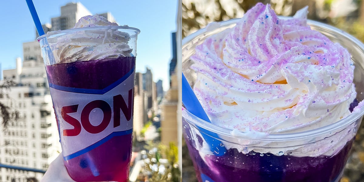 I Tried Sonic's New Unicorn Dreams Slush To See If It Tastes Magical