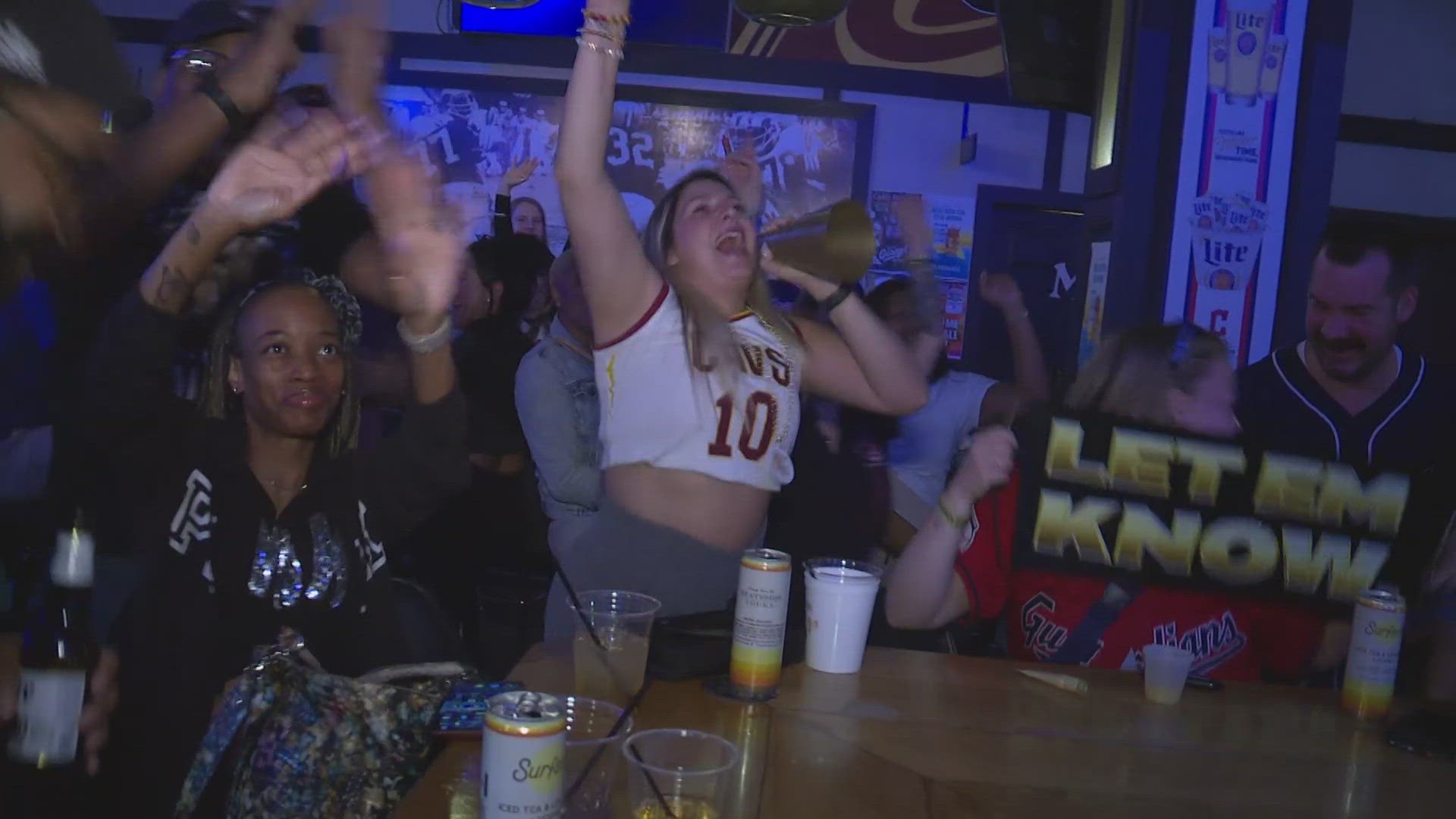 Cleveland Cavaliers fans celebrate dominant playoff sweep over Miami Heat