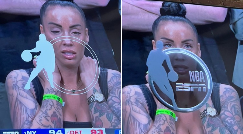 Who Is She? Courtside Mystery Woman at Knicks-Pistons Game 4 Captivates ...