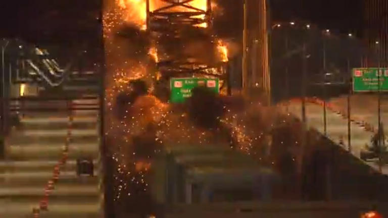 WATCH: Illinois DOT plans McClugage Bridge demolition for Monday night