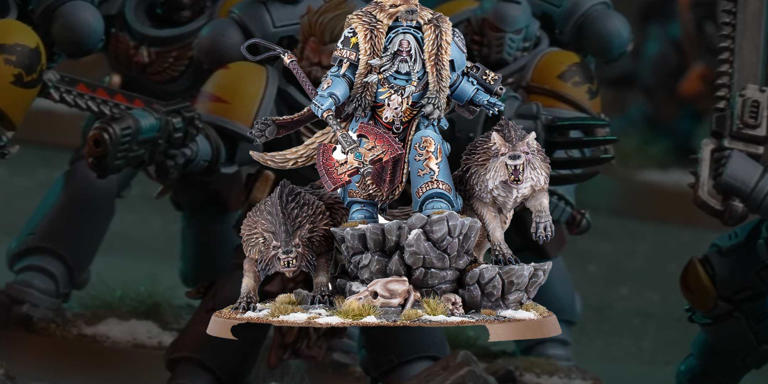 Warhammer 40K Shows Off Updated Logan Grimnar Model, More Space Wolves ...