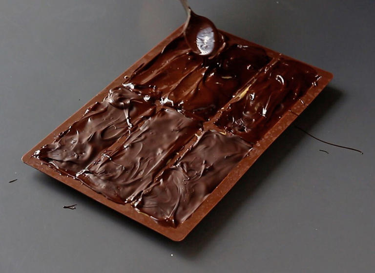 Mini banana, peanut butter and chocolate bars, ultra gourmet with no ...