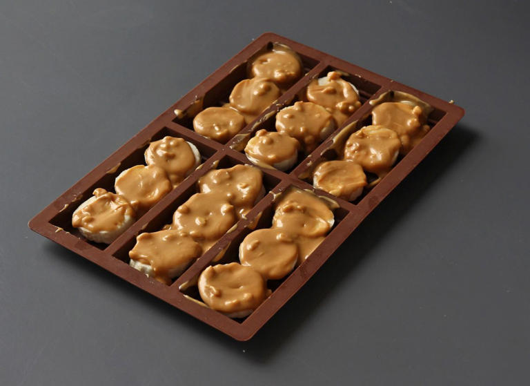 Mini banana, peanut butter and chocolate bars, ultra gourmet with no ...