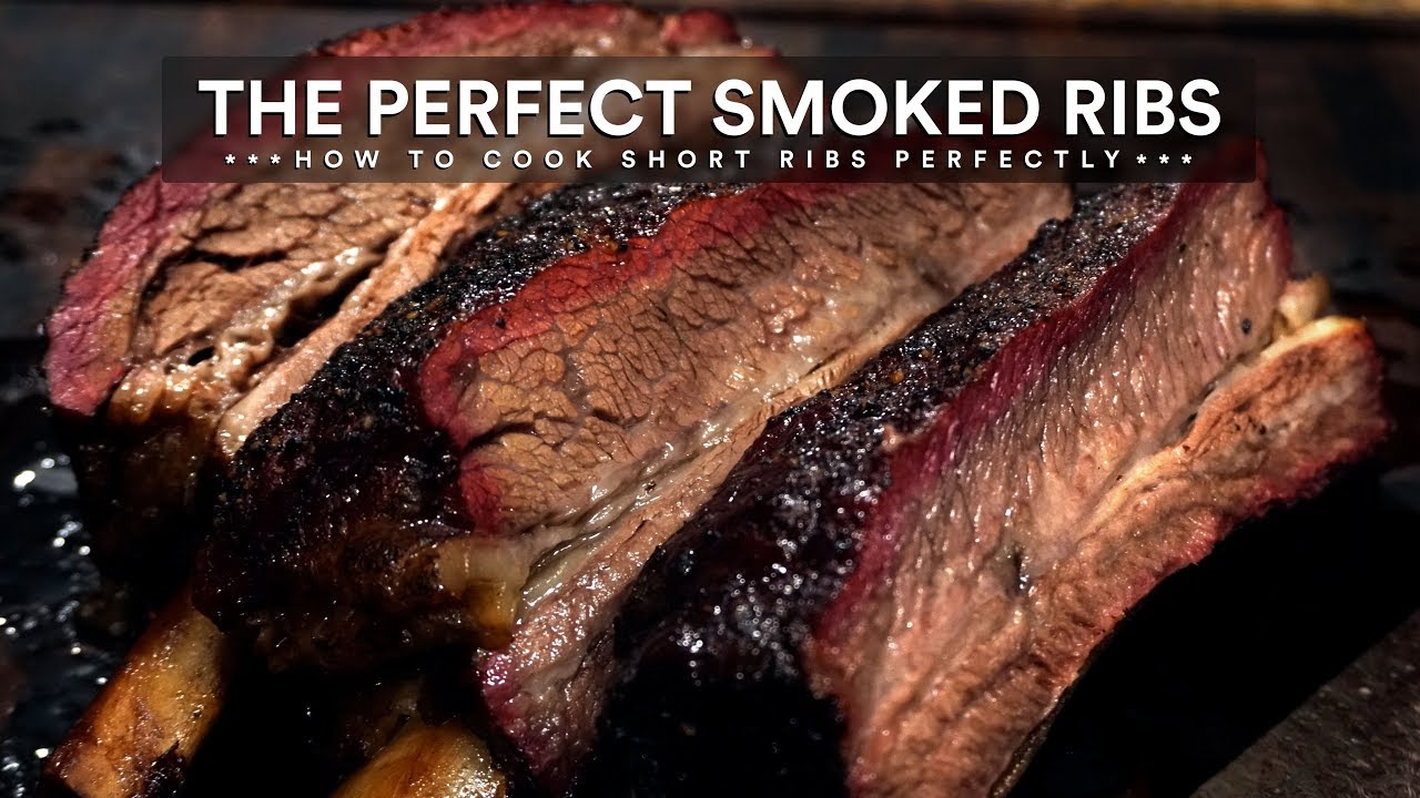 How to Smoke BEEF SHORT RIBS - BBQ Short Ribs Recipe