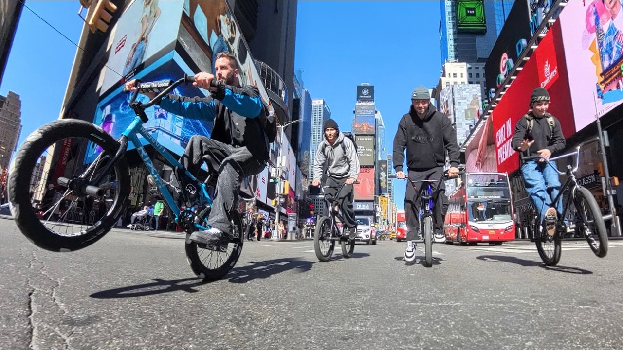 Pro BMX Riders Take on NYC
