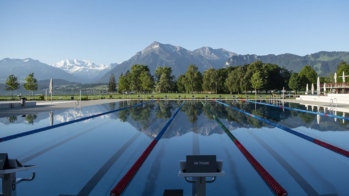 Am 3. Mai: Im Strandbad Thun beginnt die Badesaison