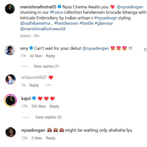 Did Manish Malhotra hint at Kajol and Ajay Devgn’s daughter Nysa Devgan ...