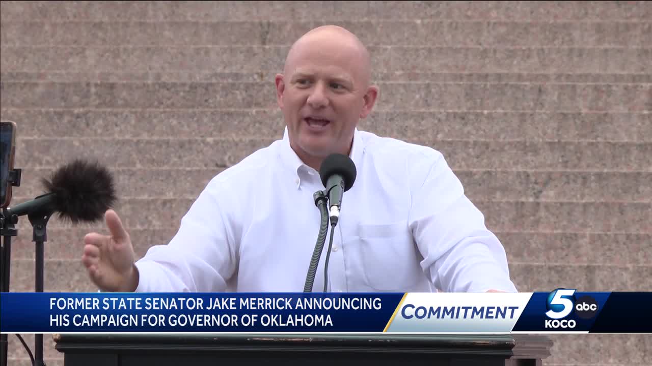 Former state Sen. Jake Merrick announces campaign for governor