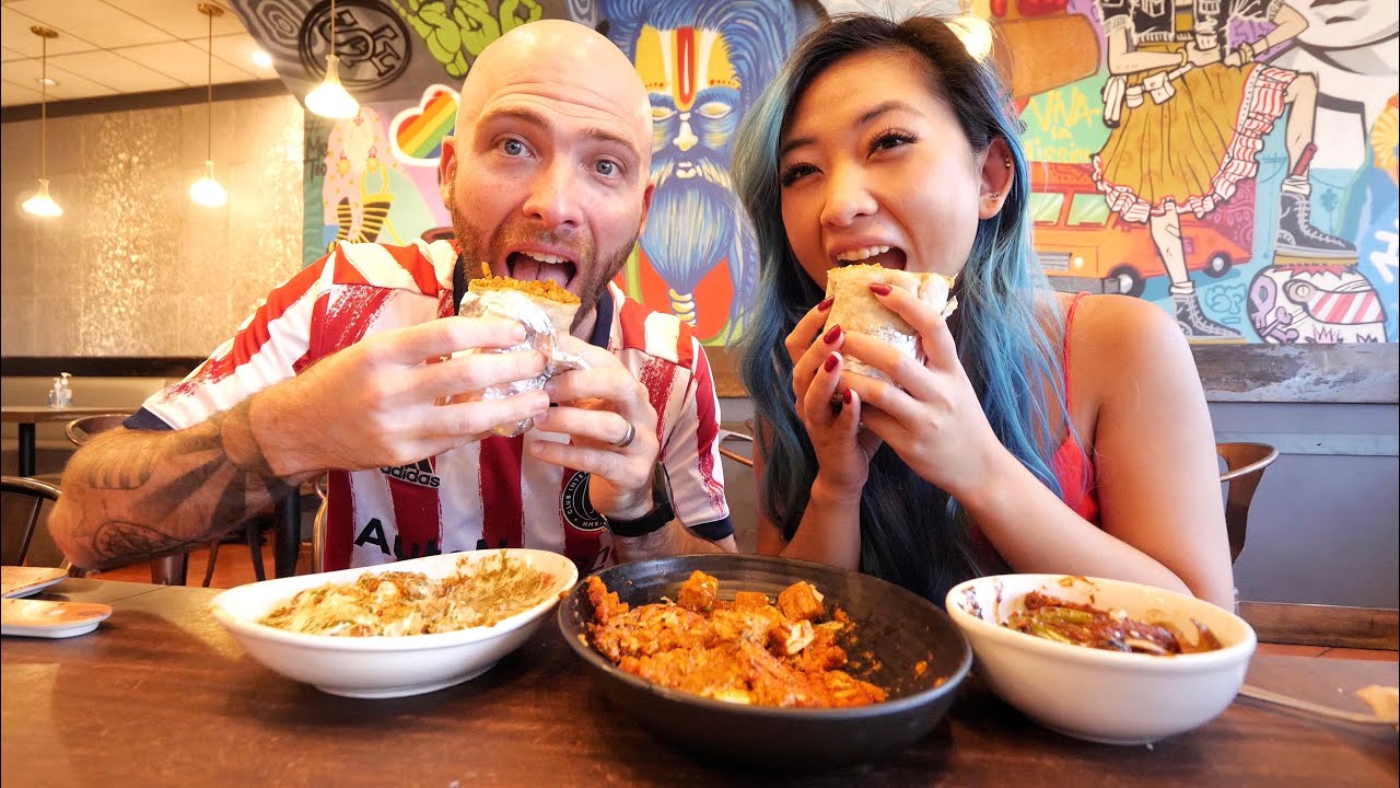 Eating American Indian Street Food In San Francisco, California!!