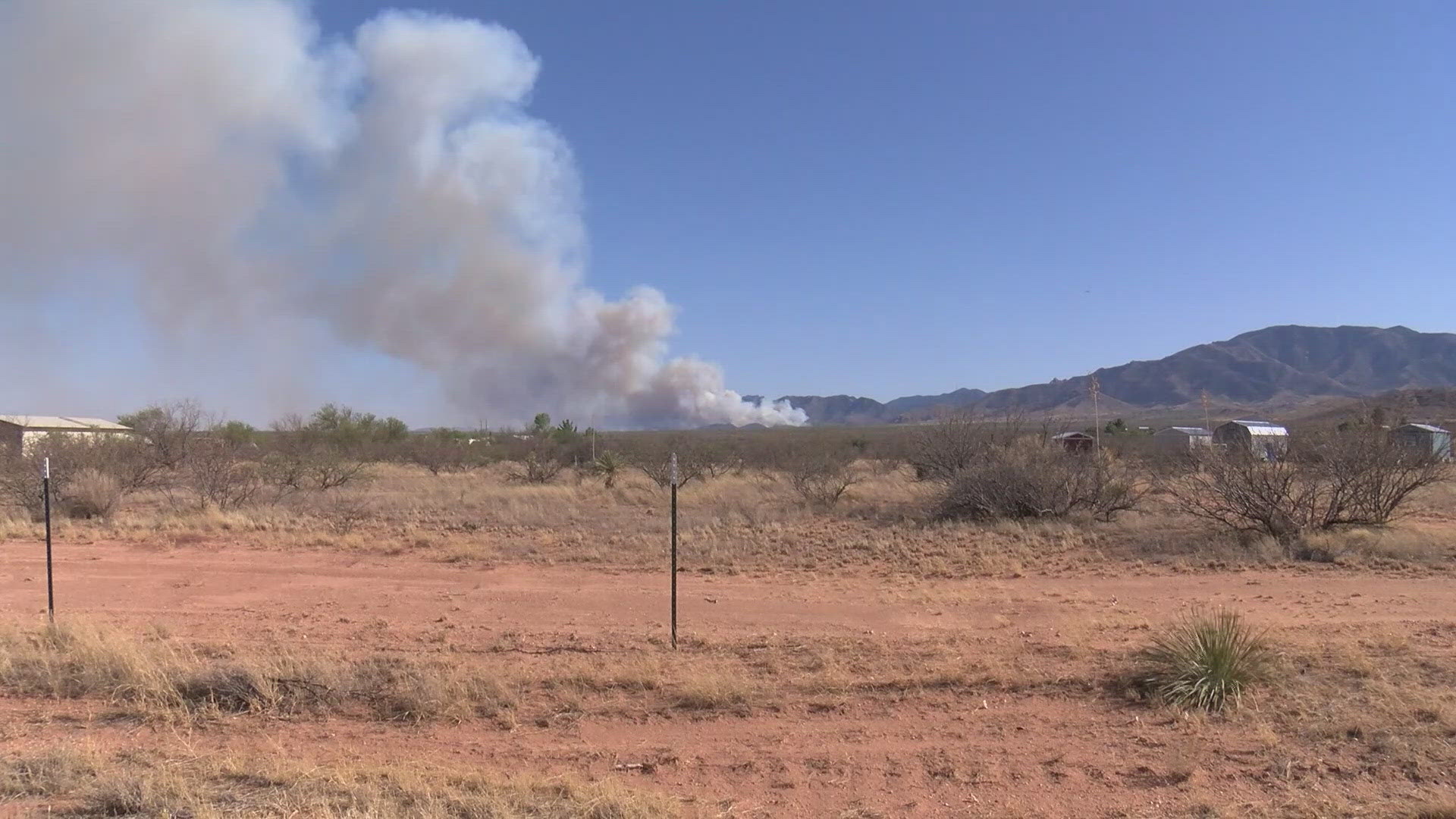 Stronghold fire burns in Cochise County
