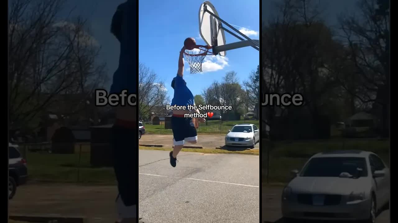 Self Bounce Basketball Shooting Method