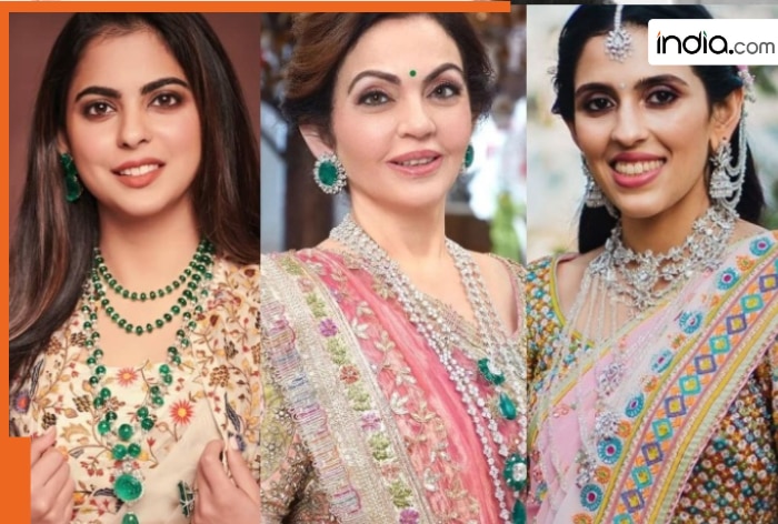 Nita Ambani's Rs 500 crore diamond necklace, Anant Ambani's Rs 67 crore ...