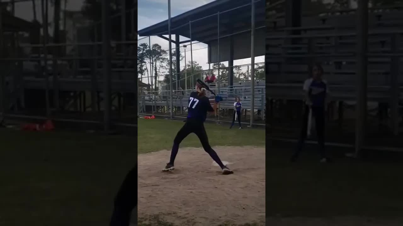 Softball Batting Practice: Powerful Swing