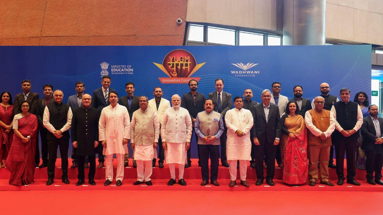 IN PHOTOS PM Modi attends YUGM conclave says education system being ...