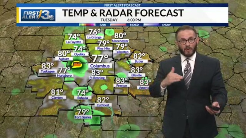 Mild, humid days wrap up April before front brings rain Friday