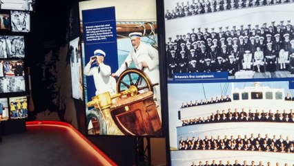 The Royal Yacht Britannia's new exhibition and retail unit