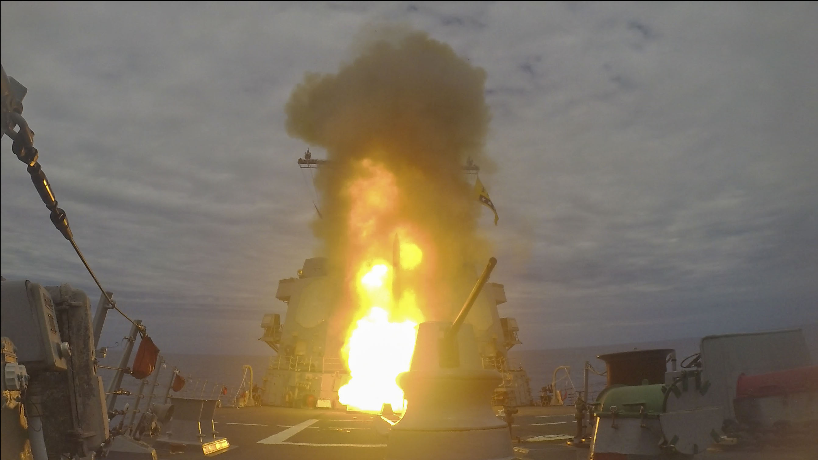 US Destroyers Stage Shows of Force With Missiles in Pacific