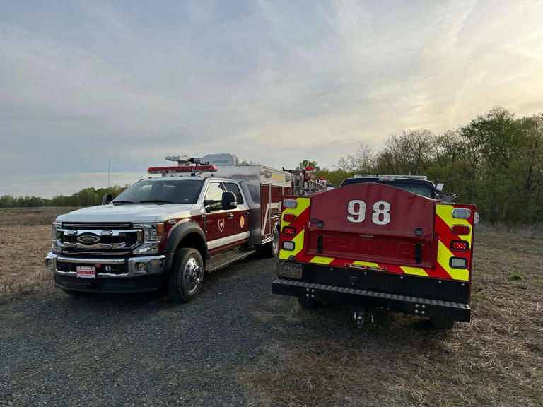 River Road Brush Fire Battled By Yardley-Makefield Fire Crews