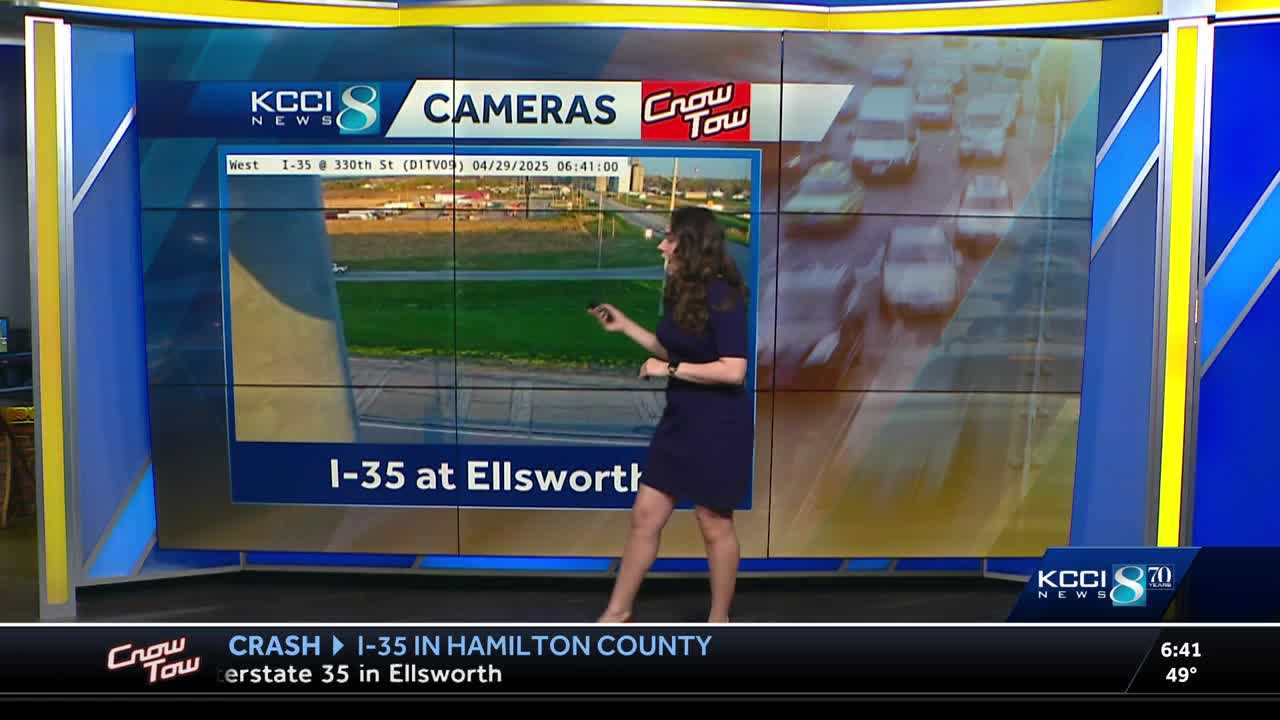 Iowa traffic: Early morning crash reported in Ellsworth