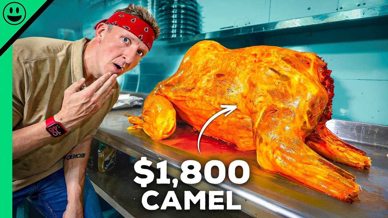 Taking on Dubai’s RARE Baby Camel Platter!