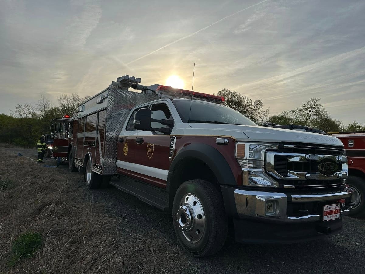 River Road Brush Fire Battled By Yardley-Makefield Fire Crews
