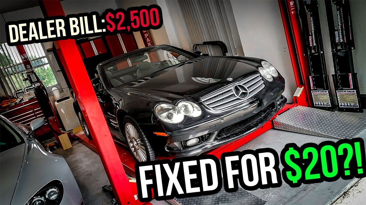 I Fixed a $2,500 Problem on My Mercedes SL55 AMG for Just $20!