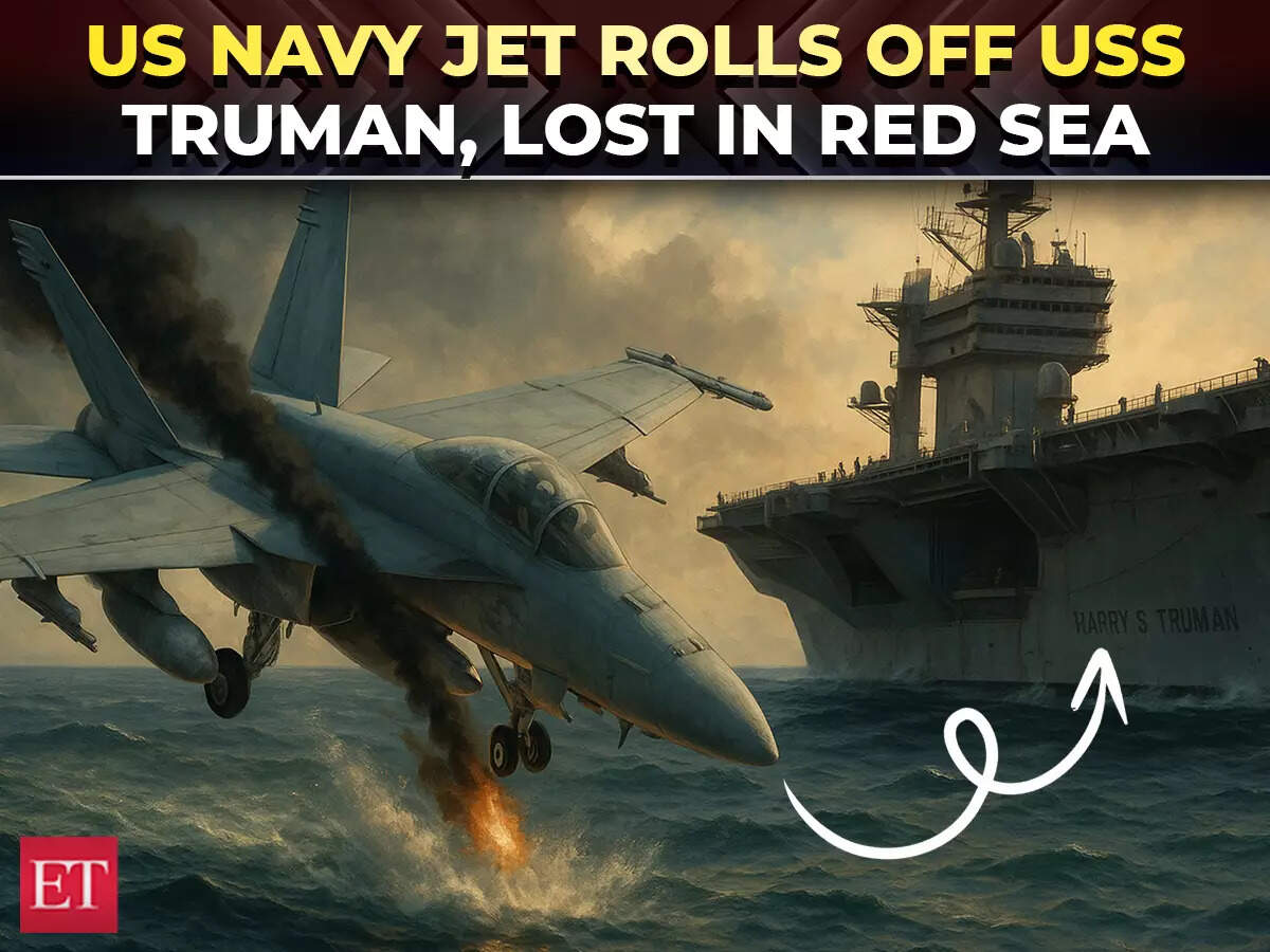 Houthis launch big attack on USS Truman; US Navy jet worth $60mn falls ...