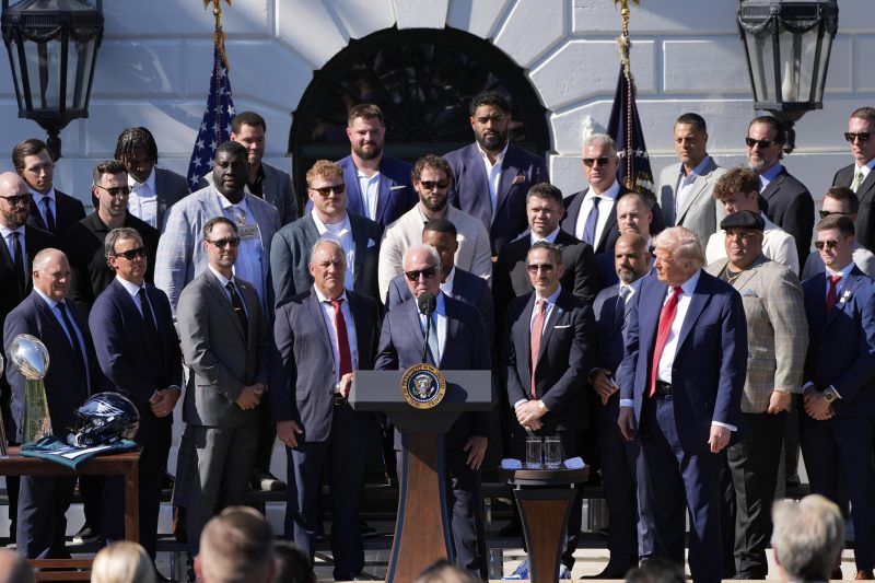 Super Bowl champs visit the White House