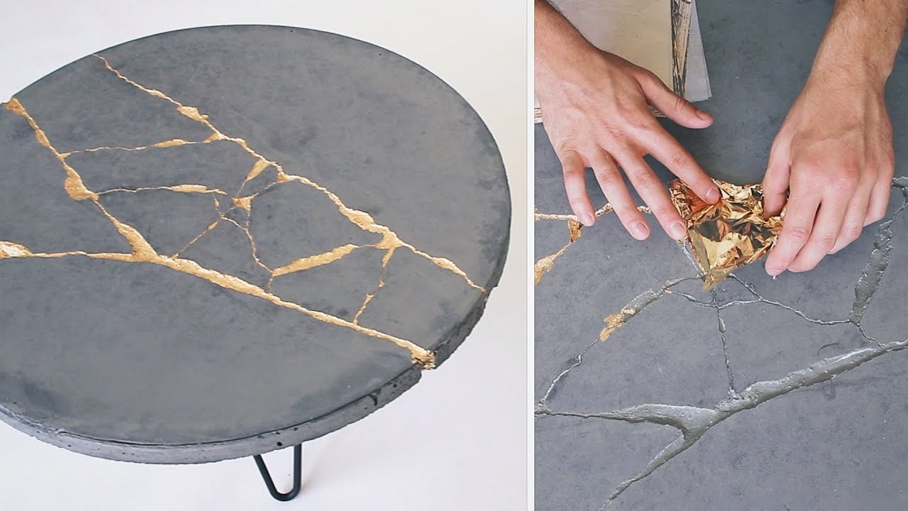 How to build a round concrete coffee table