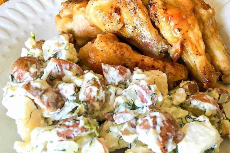Easy Red Potato Salad with Greek Yogurt