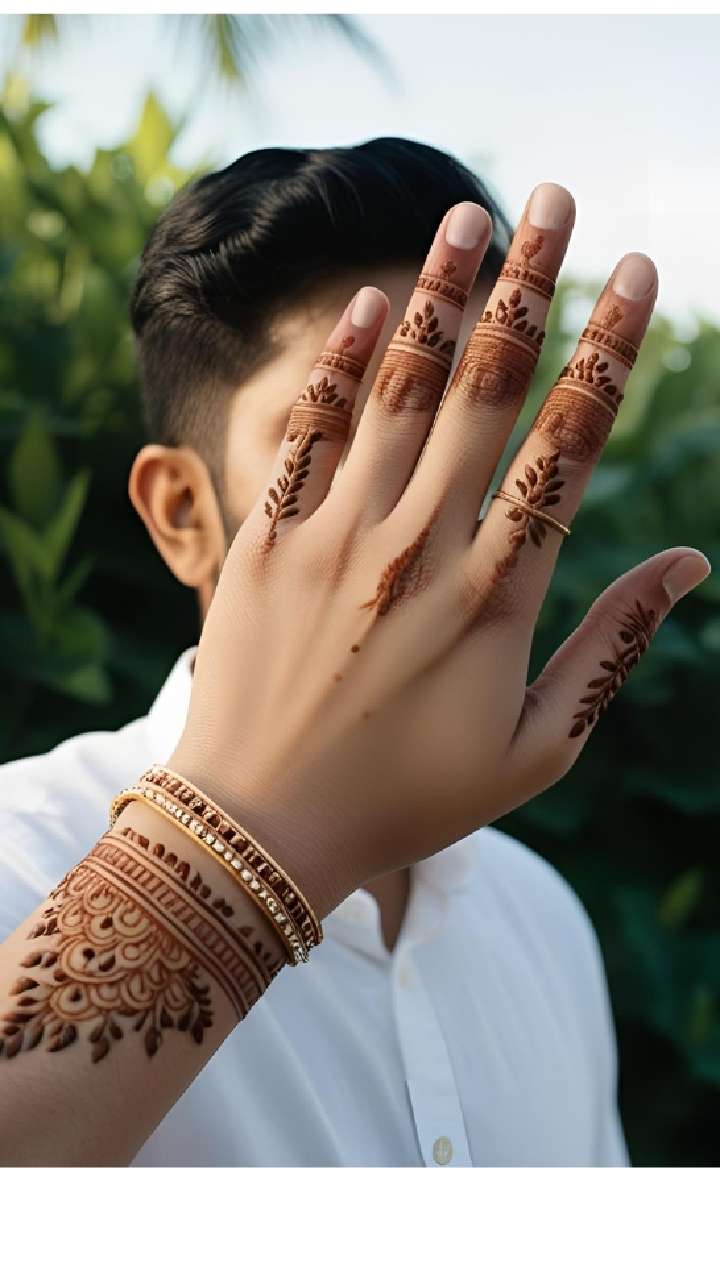 10 Subtle Mehendi Designs For Indian Grooms To Try