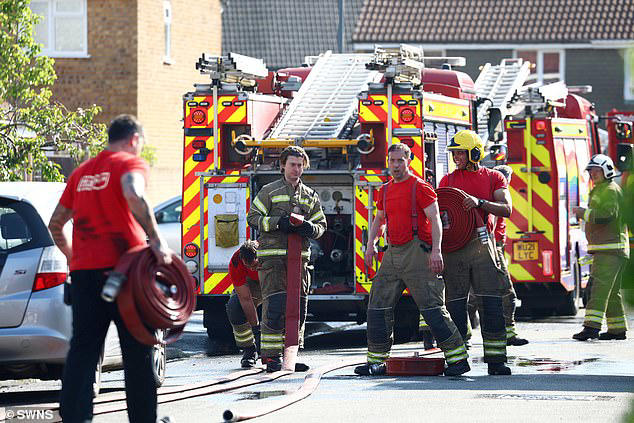 Flames ravage home as entire property is destroyed by huge 'gas ...