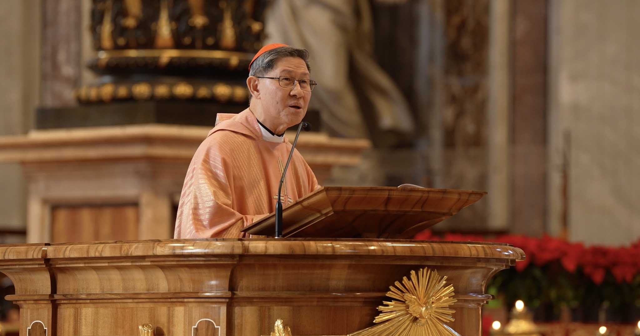 Cardinal Tagle named assistant for conclave preparations