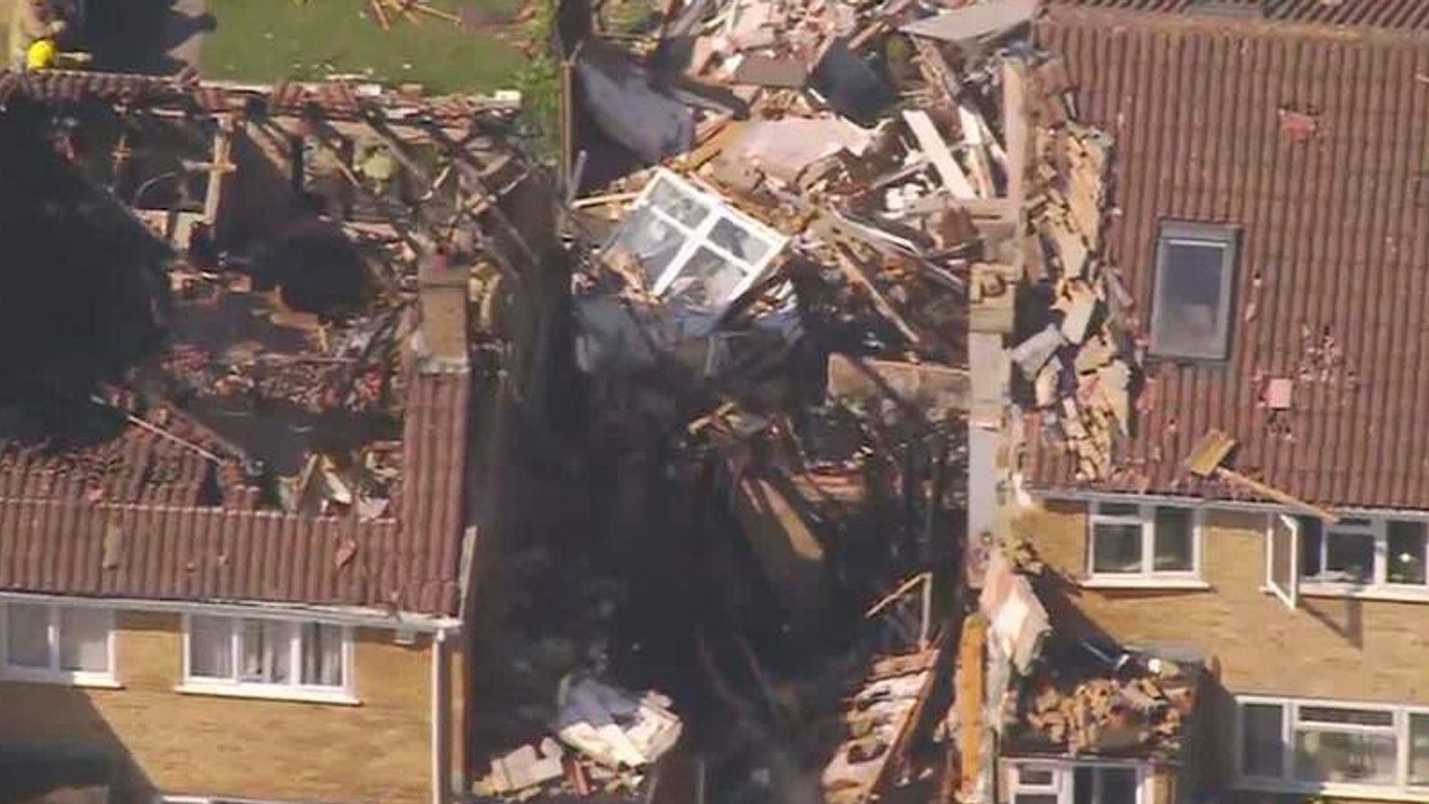 Yate house explosion aftermath