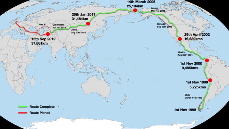 Karl Bushby Begins Home Stretch of 27-Year, Round-the-World Walk