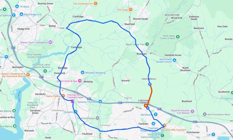 M27 junction 10 closures: Mammoth 30-mile diversion route in place for ...