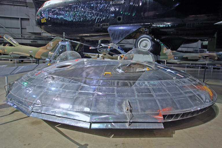 Avro Canada VZ-9 Avrocar: Resembling a Small Flying Saucer, It First ...