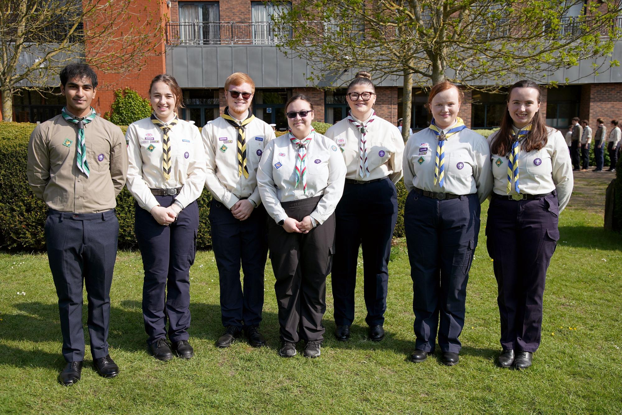 Chief Scout, Dwayne Fields congratulates Sheffield Scout on achieving ...