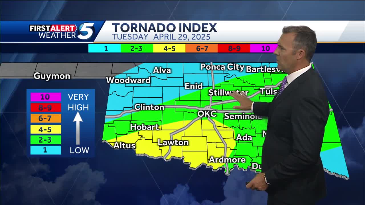 TIMELINE: Oklahoma expected to see waves of severe storms Tuesday ...