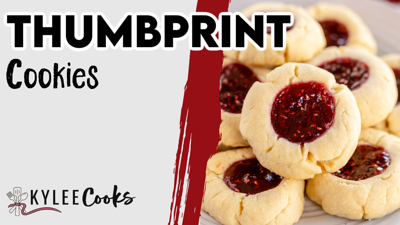Raspberry Thumbprint Cookies (super easy!)