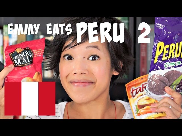 Emmy Eats Peru 2 -- an American tasting more Peruvian snacks