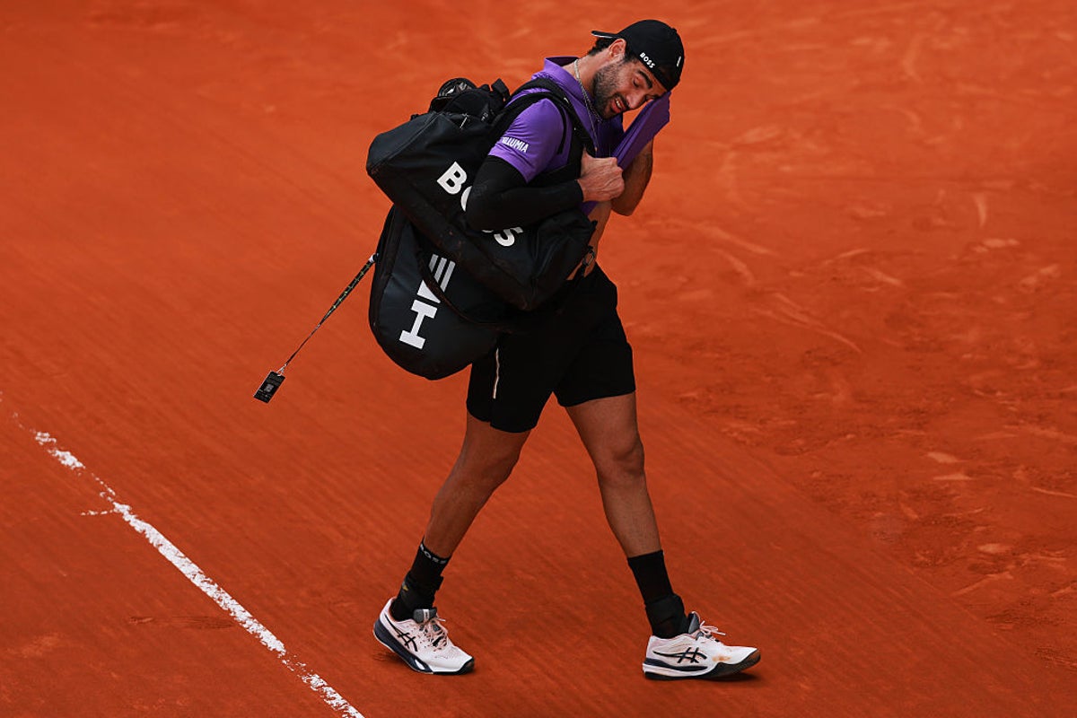 Jack Draper through as Matteo Berrettini dramatically retires from Madrid Open