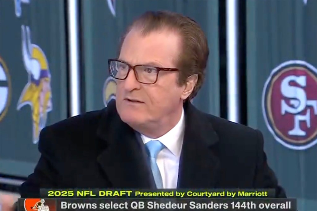 Mel Kiper unaware he ended up in middle of Shedeur Sanders NFL draft ...