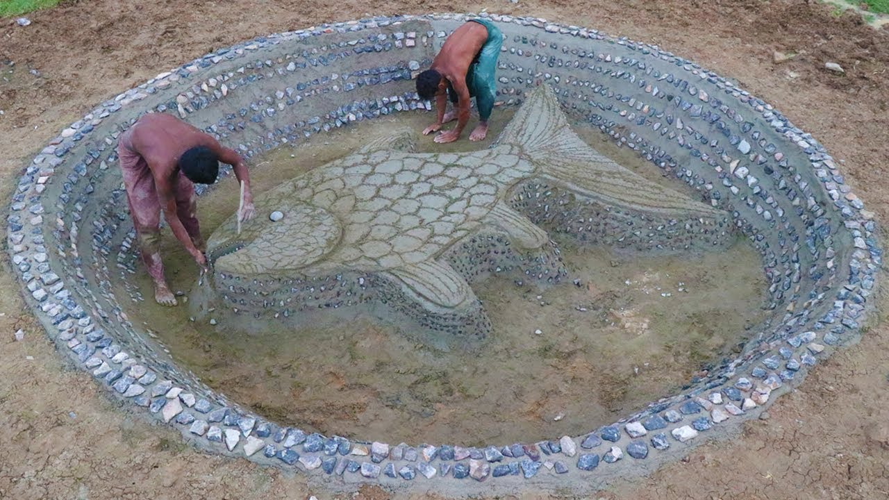 How to Build a Natural Stone Fish Pond