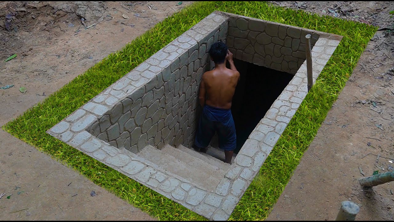 How two men built a secret temple house with pool in 30 days