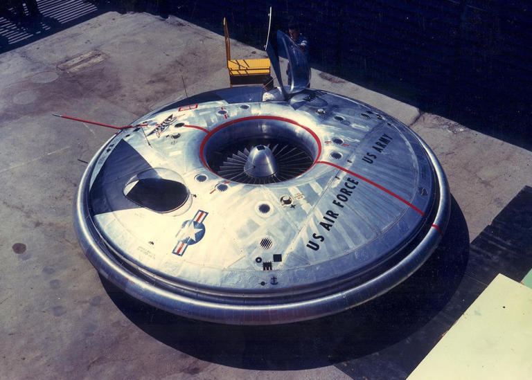 Avro Canada VZ-9 Avrocar: Resembling a Small Flying Saucer, It First ...