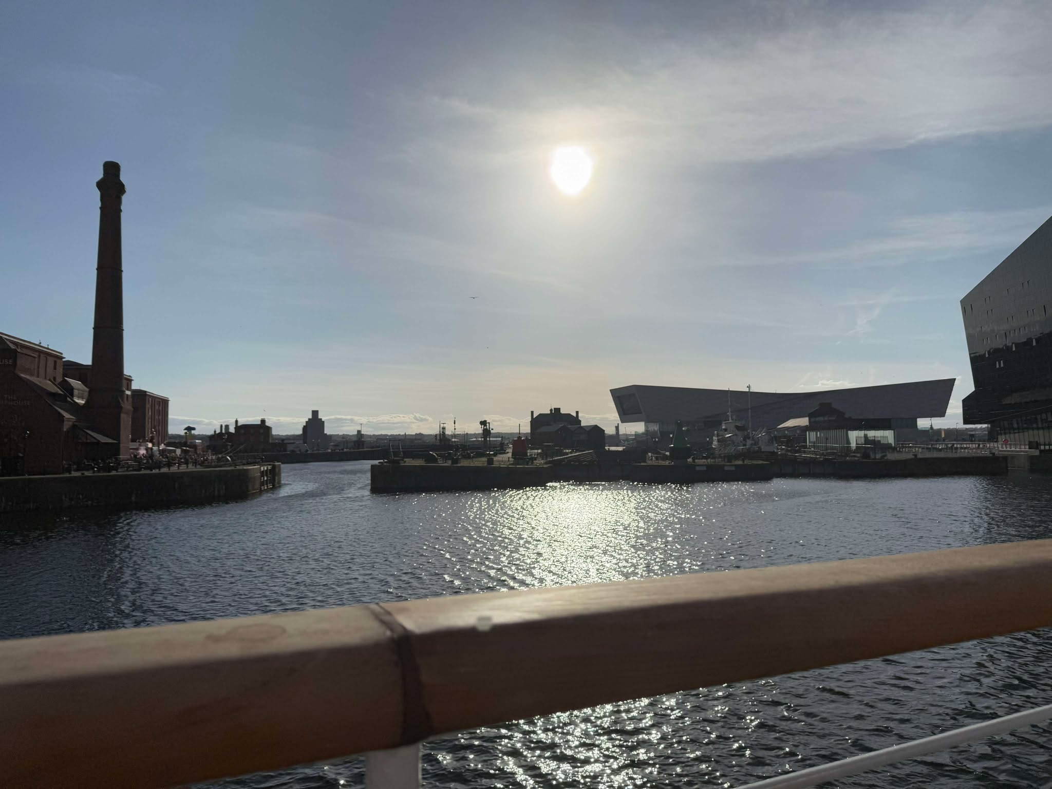 I hopped aboard Liverpool's unique Daffodil floating restaurant and bar ...