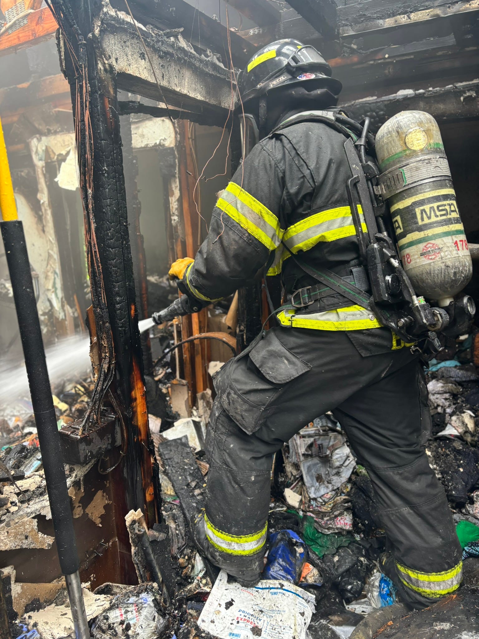 Chimney fire burns down Miller Bay home, tenant and adjacent homes unharmed