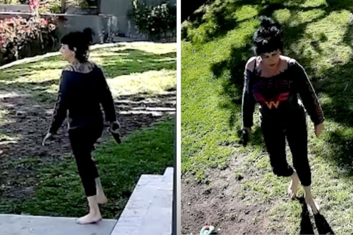 Footage shows Weezer bassist’s wife with gun moments before LAPD cops ...