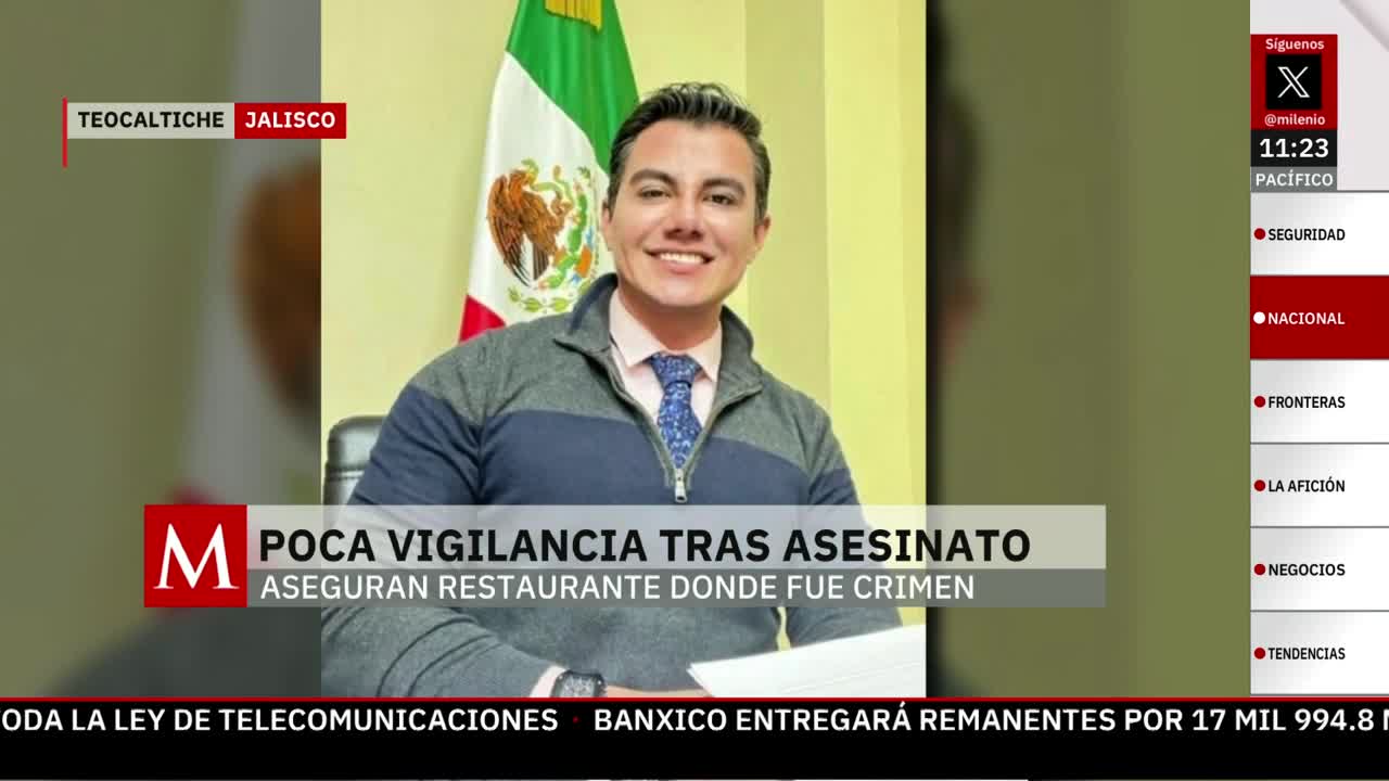 Asesinato de José Luis Pereida desata temor entre habitantes de Teocaltiche